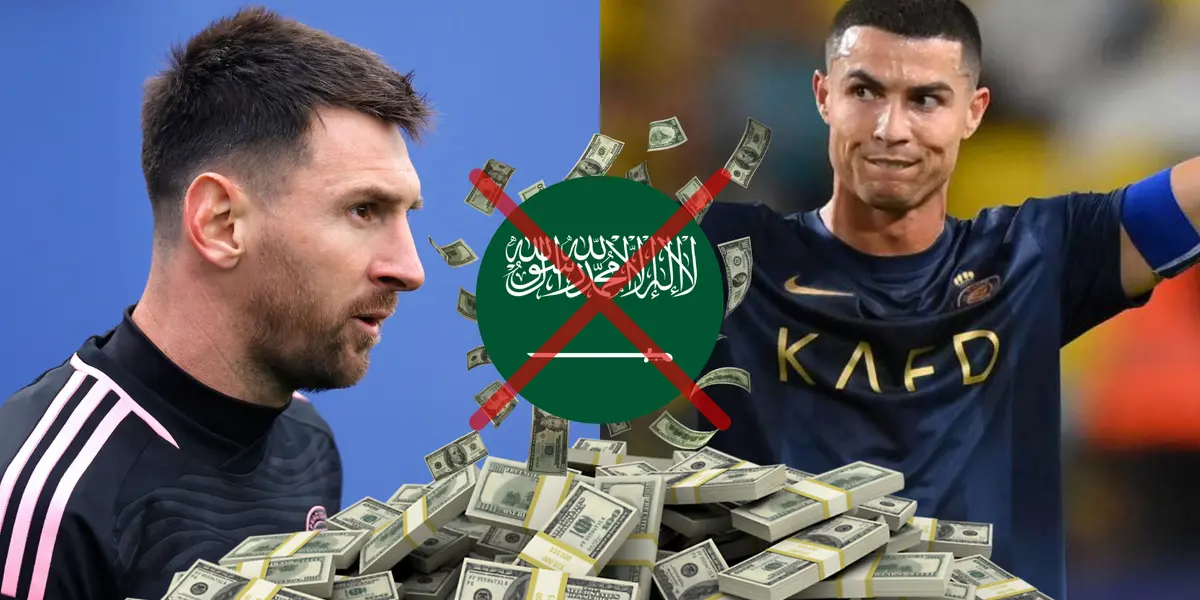 ¿Le teme a Messi? Los millones que perdería Arabia por culpa de Cristiano