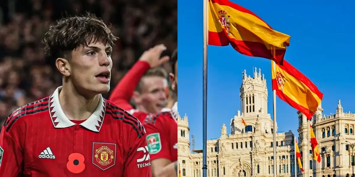 Tras ser humillado por el Liverpool, lo que dicen de Garnacho desde España