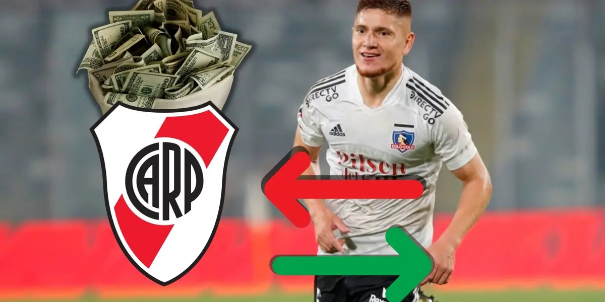 Mientras en Colo Colo gana 820, el sueldo que le daría River al Colo Gil