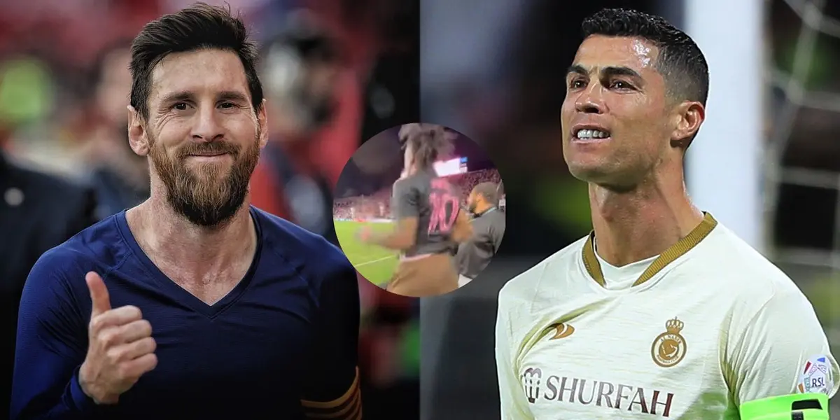 El mayor fan de Cristiano ahora admira a Messi y mira la reacción del ...