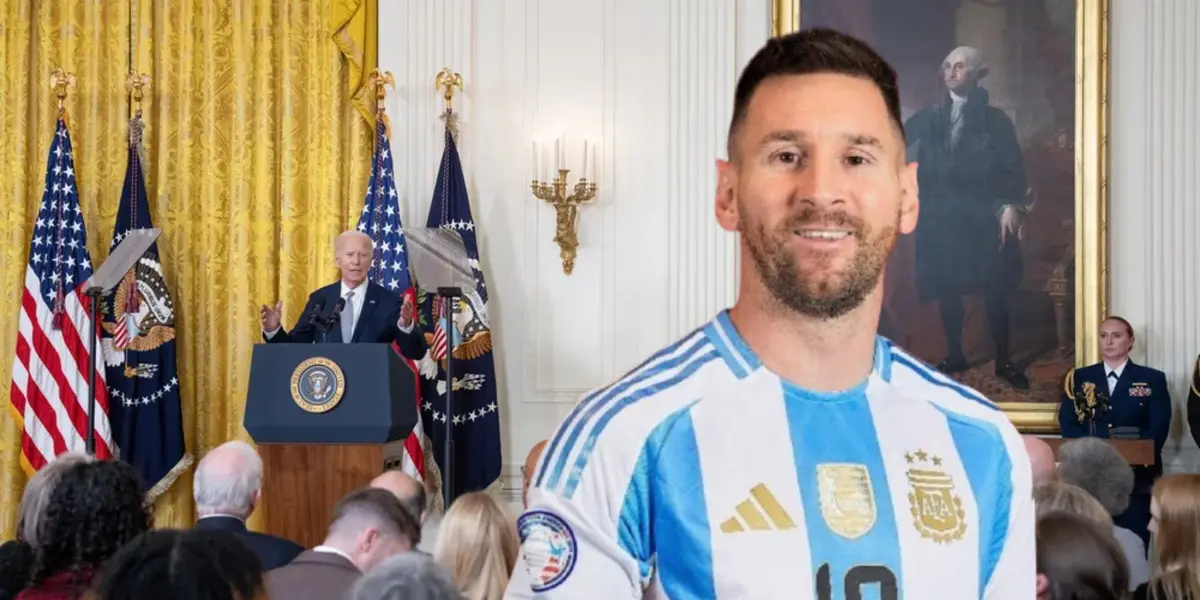 Así será el galardón que recibirá Lionel Messi por parte de Joe Biden