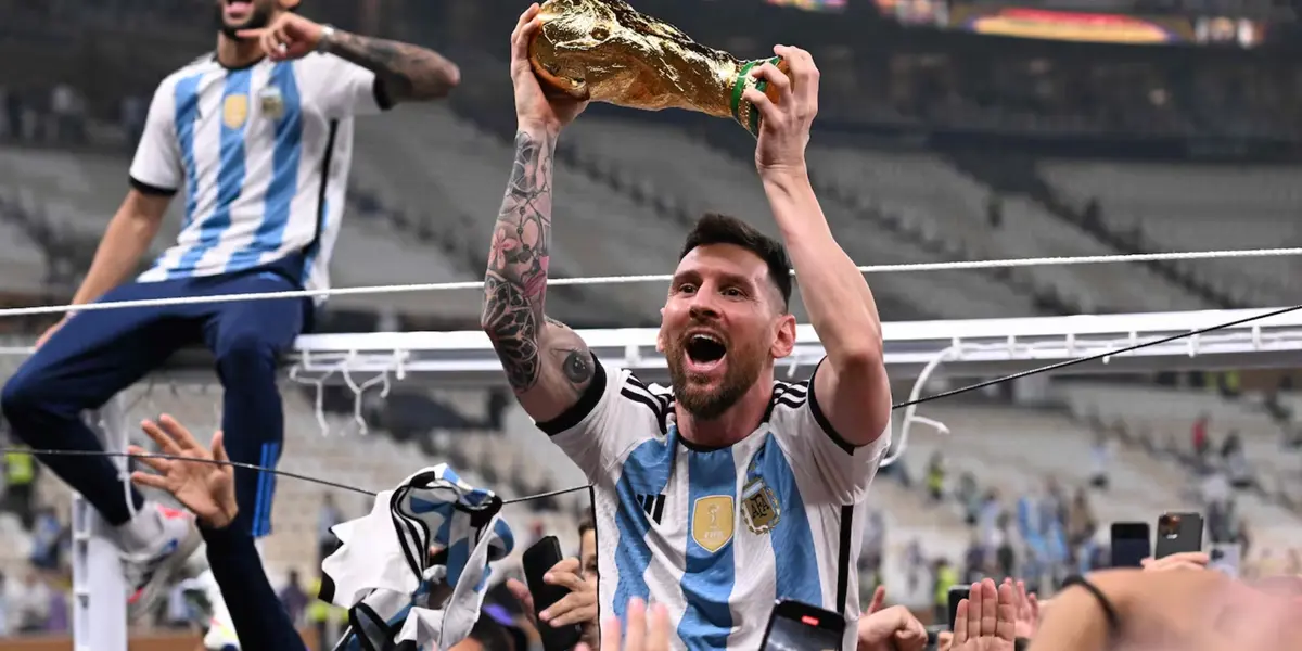 Como en el 86', la inédita promesa que hizo Messi antes de salir ...